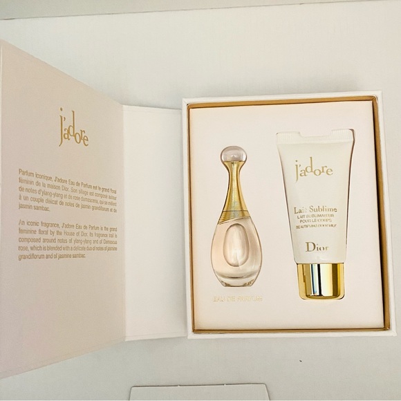 Dior Bath And Body Dior Jadore Eau De Parfum And Beautifying Body Milk Mini Set Poshmark